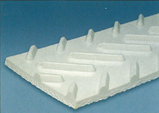 PVC - 100 White Chevron Top Belt