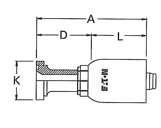 1Z20FH20 Straight Split Flange Code 62