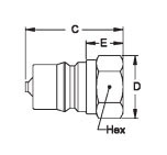 HK 1-8 Series Plugs (Male) On Dunham Rubber & Belting Corp.