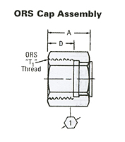 Item # FF9863 (Ref. SAE 520112), ORS Cap Assembly On Dunham Rubber ...