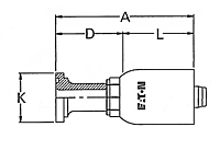 Straight Split Flange - Code 61 (SAE J518)